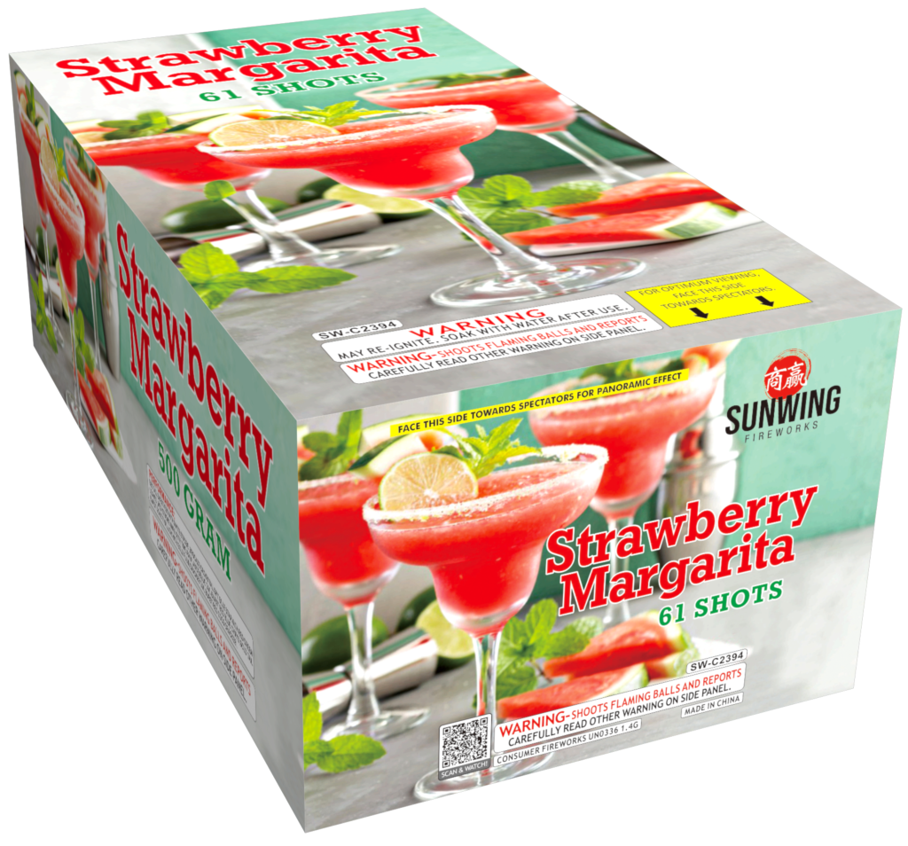 Strawberry Margaritta 61 Shots | Lady Fireworks