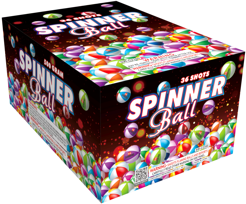 Spinner Ball 36 Shots | Lady Fireworks
